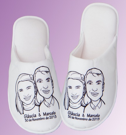 Pantufa personalizada - Digital Brinde | Brindes Personalizados